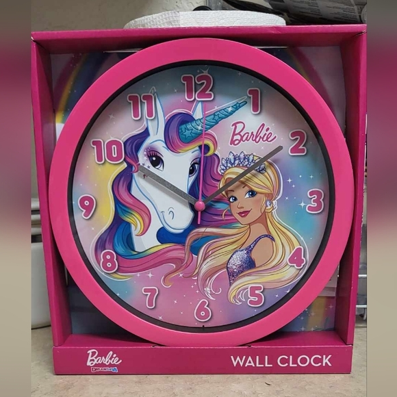 Barbie | Toys | Barbie Wall Clock | Poshmark